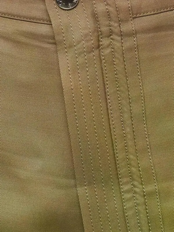 LOUIS VUITTON Gabardine Cargo Pants With Zip Hem