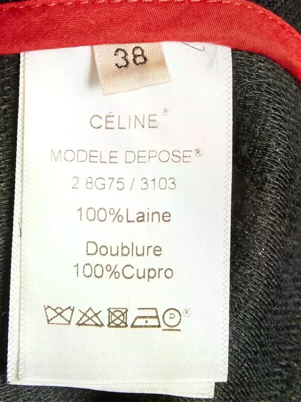 Celine Asymmetric Zipped Mini Coat