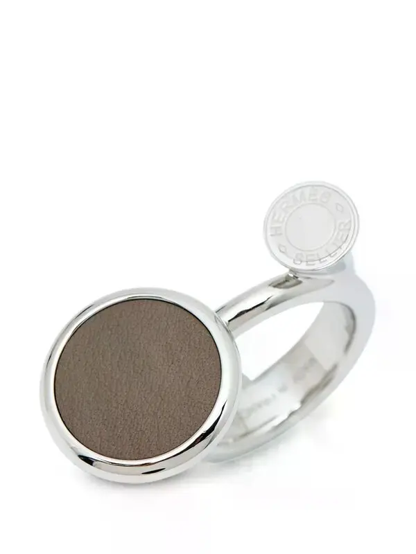 Hermès Tone Leather Detail Ring