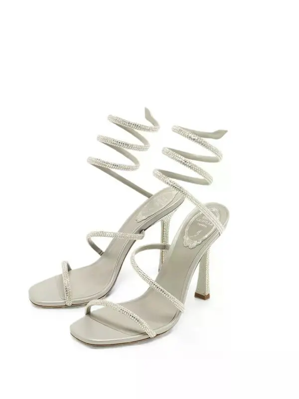 Rene Caovilla Cleo Crystal-embellished Sandals