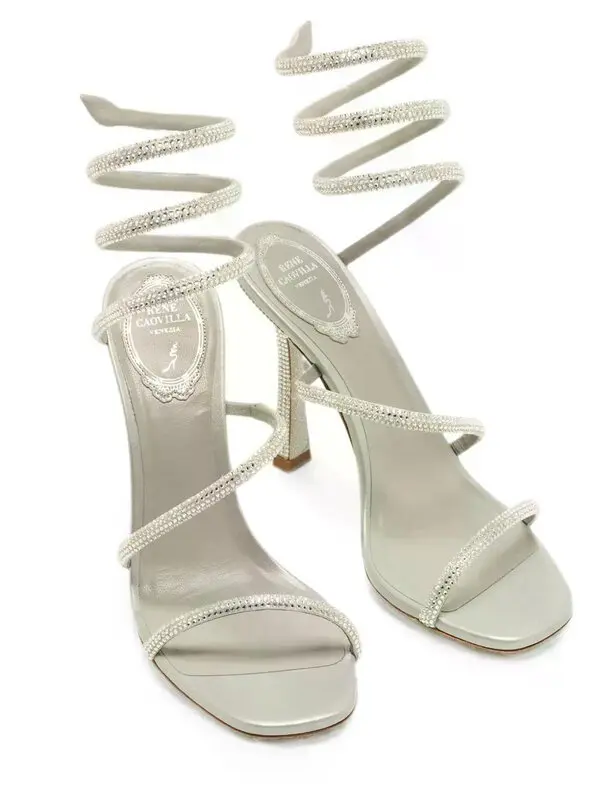 Rene Caovilla Cleo Crystal-embellished Sandals