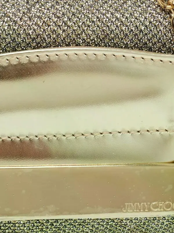 JIMMY CHOO Caro Clutch Bag With Glitter Detail