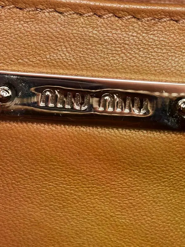 Miu Miu Matelasse Leather Satchel Bag