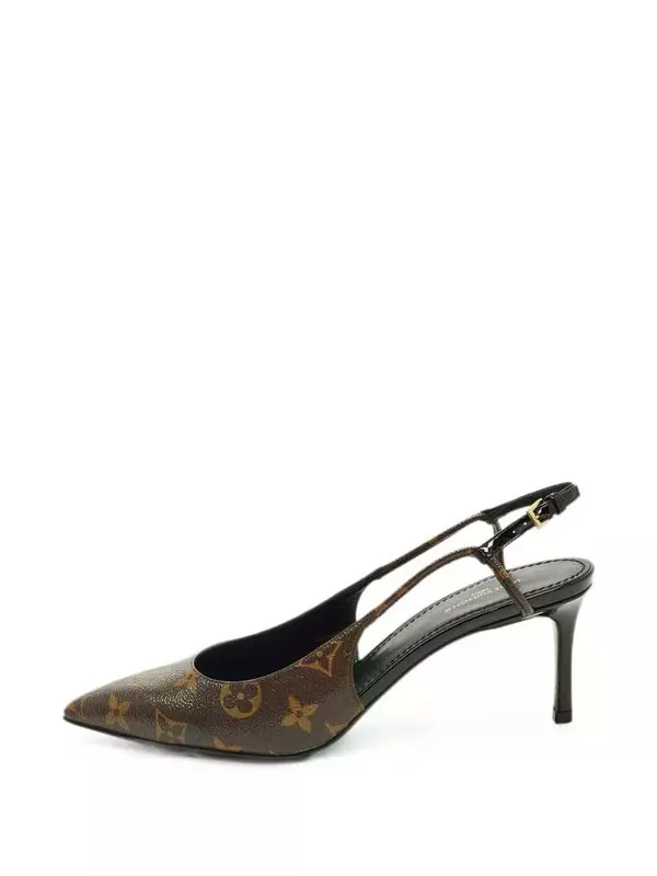 LOUIS VUITTON Chérie Monogram Slingback Pumps