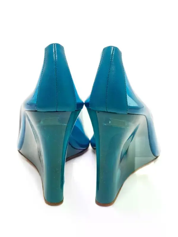 Amina Muaddi Ane Wedge-heel Pumps