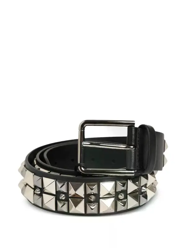 Dolce & Gabbana Studded Leather Belt
