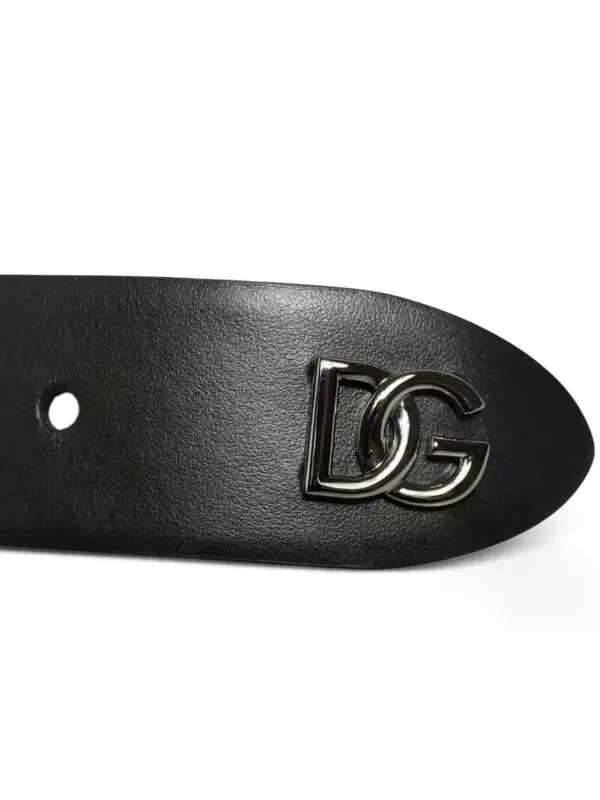 Dolce & Gabbana Studded Leather Belt
