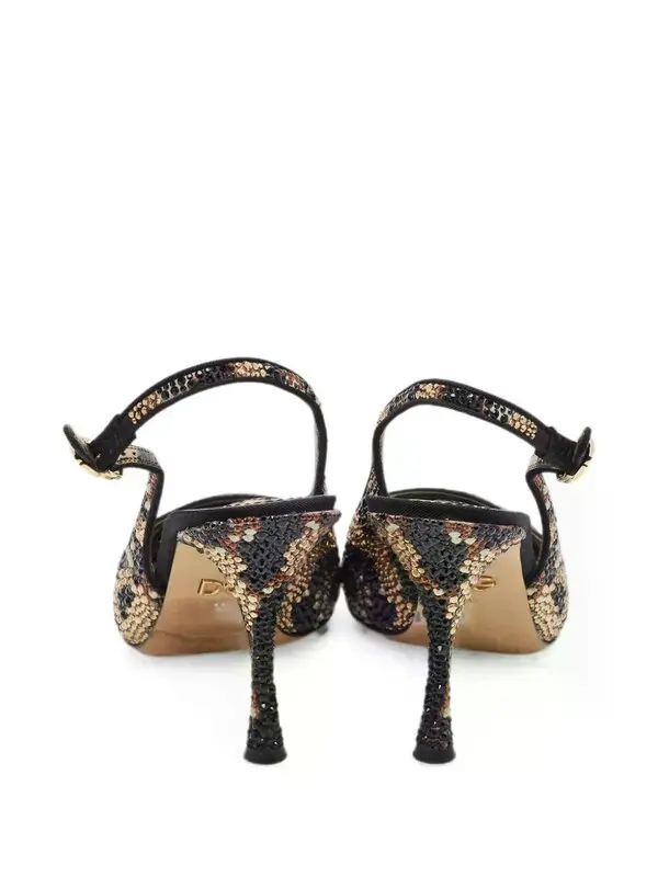 Dolce & Gabbana Leopard-print Crystal Embellished Pumps