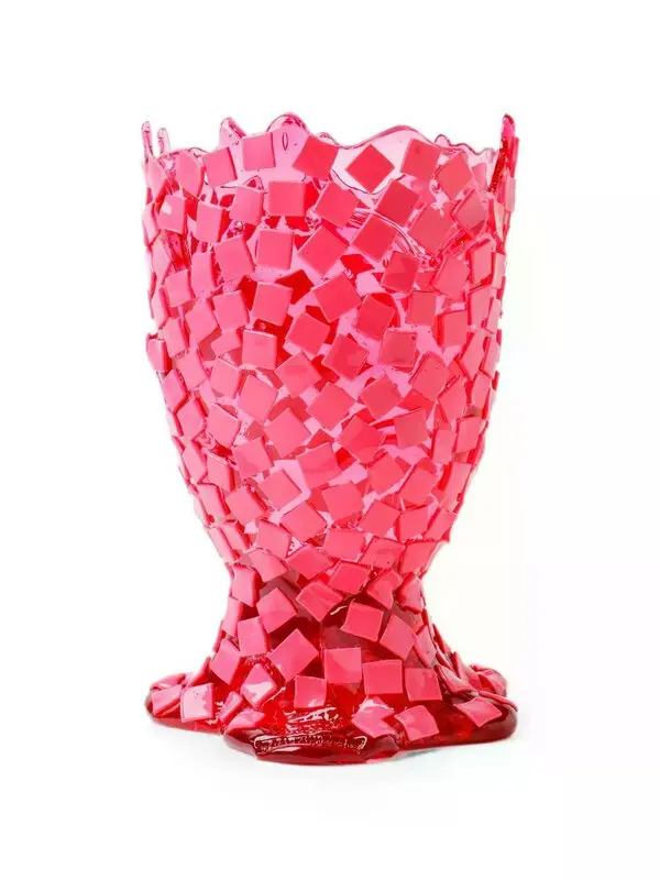 GAETANO PESCE Rock Mosaic Irregular-edge Vase X Browns Exclusive