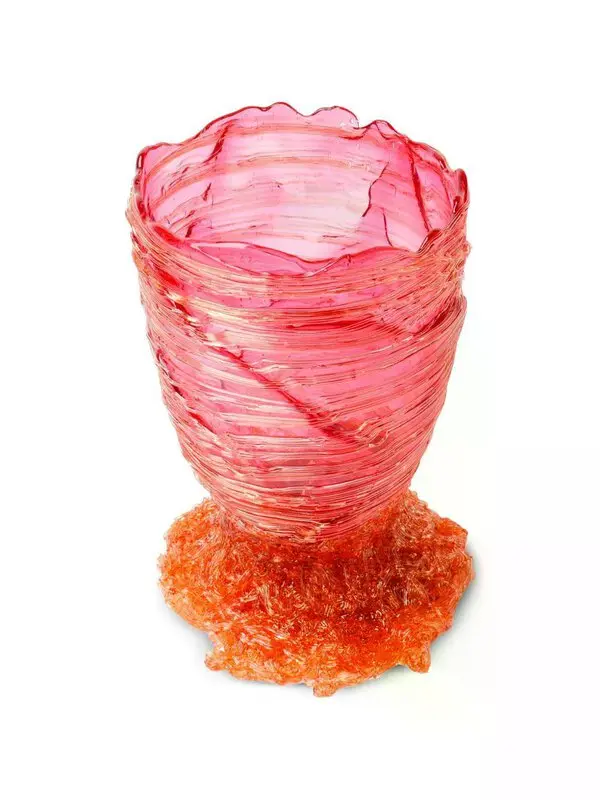 GAETANO PESCE X Browns Exclusive Spaghetti Wavy-trim Vase - Pink
