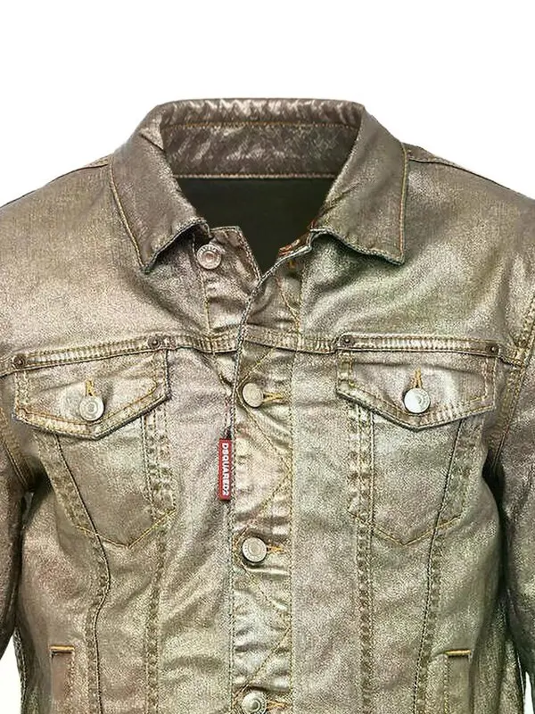 Dsquared2 Metallic Logo Patch Jacket