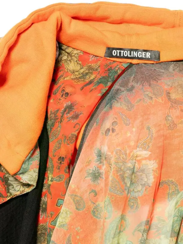 Ottolinger Floral-print Hooded Scarf