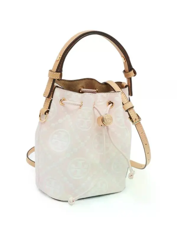 Tory Burch T Monogram Embossed Bucket Bag