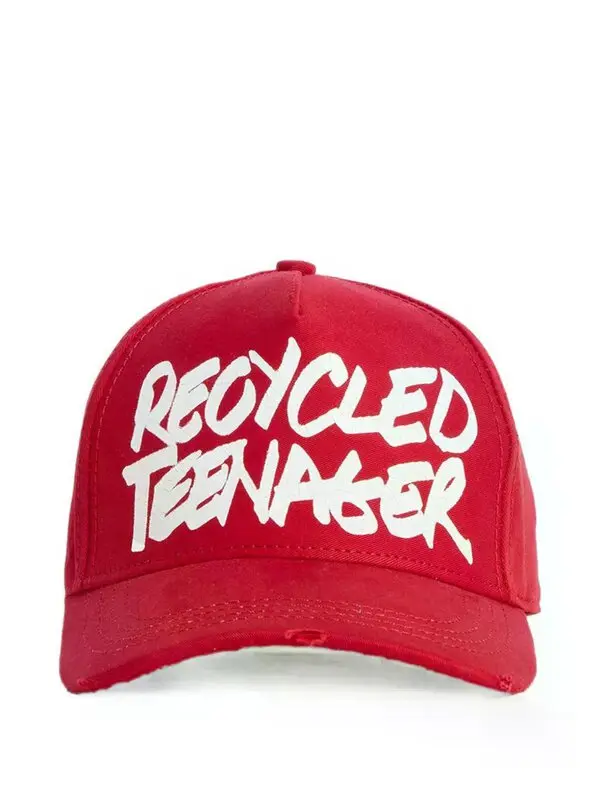 Dsquared2 Distressed-effect Baseball Cap - Red