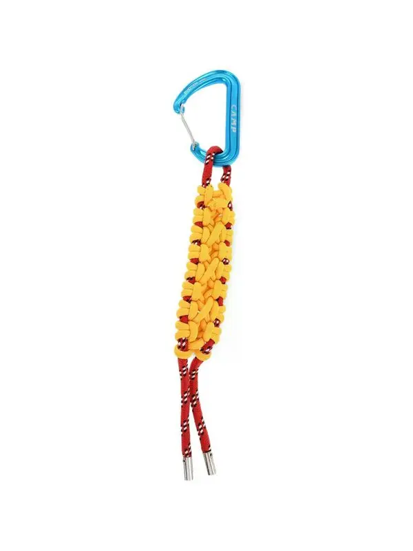Dsquared2 Braided Carabiner Keyring - Yellow