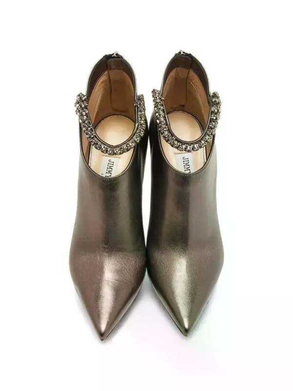 JIMMY CHOO Blaize Crystal-strap Ankle Boots
