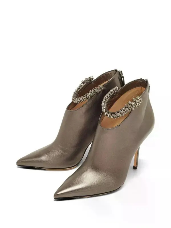 JIMMY CHOO Blaize Crystal Embellished Ankle Boots