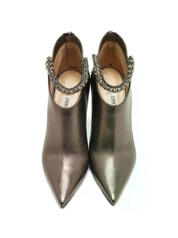 JIMMY CHOO Blaize Crystal Embellished Ankle Boots