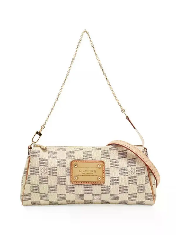 LOUIS VUITTON Eva Damier Azur Shoulder Bag