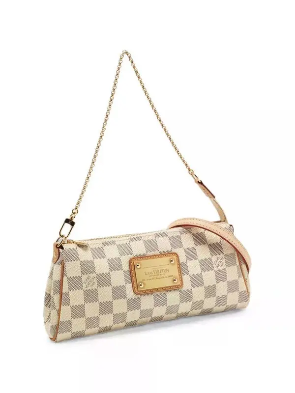 LOUIS VUITTON Eva Damier Azur Shoulder Bag