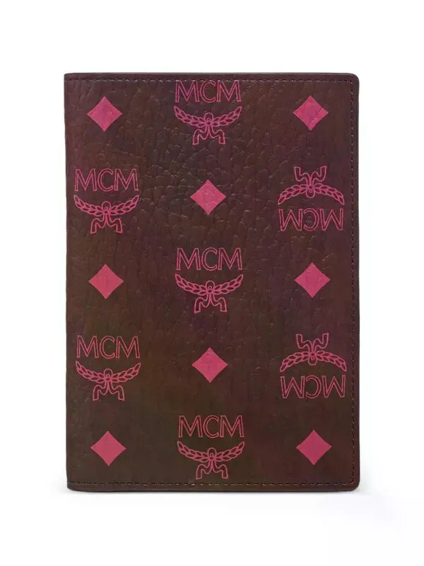 Mcm Ottomar Visetos Passport Holder - Brown