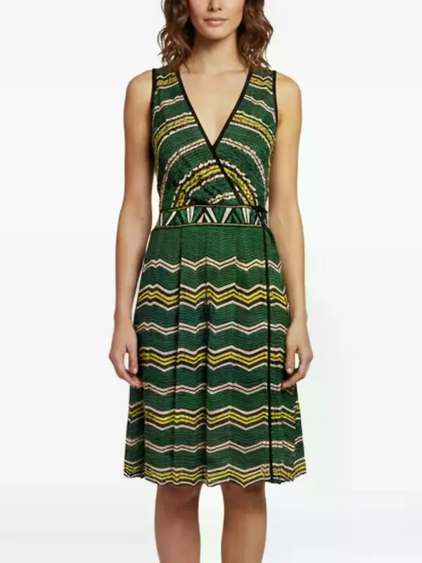 Missoni Zigzag Knitted Midi Dress