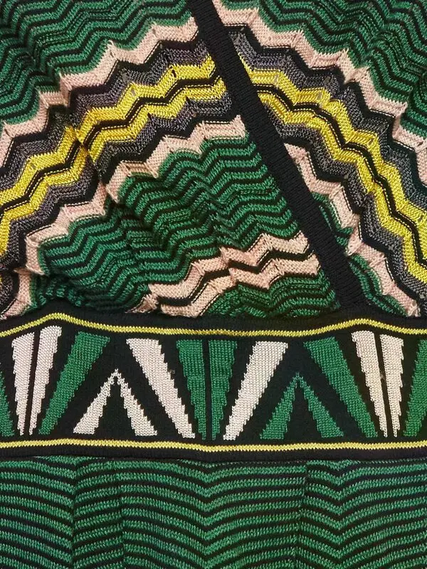 Missoni Zigzag Knitted Midi Dress
