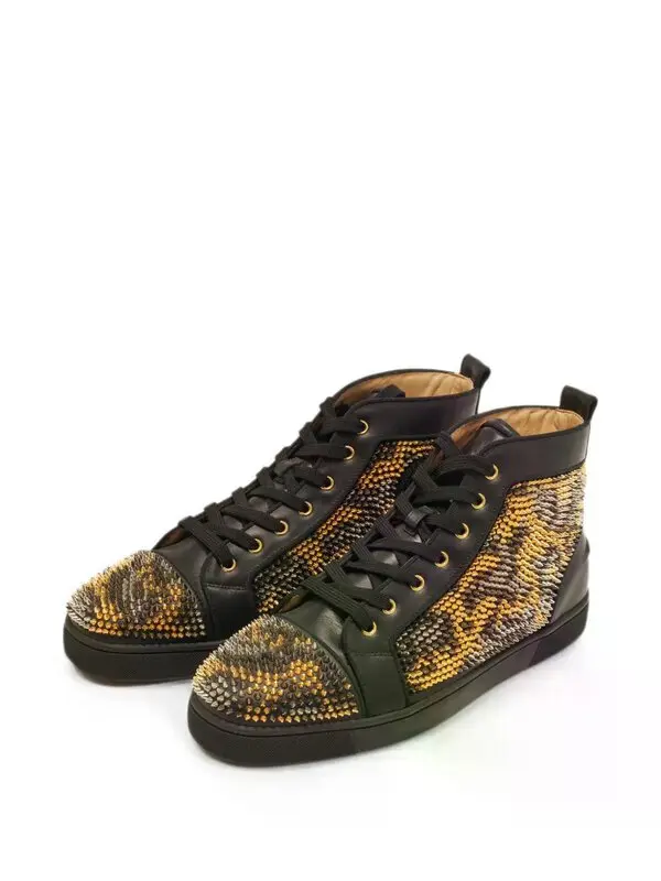 CHRISTIAN LOUBOUTIN Louis Spikes High-top Sneakers