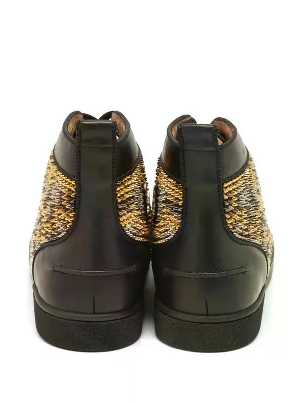 CHRISTIAN LOUBOUTIN Louis Spikes High-top Sneakers