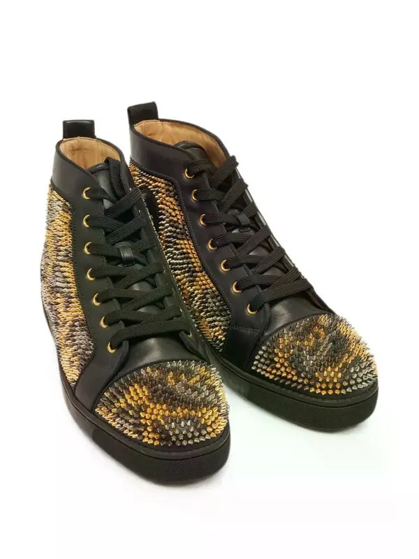 CHRISTIAN LOUBOUTIN Louis Spikes High-top Sneakers