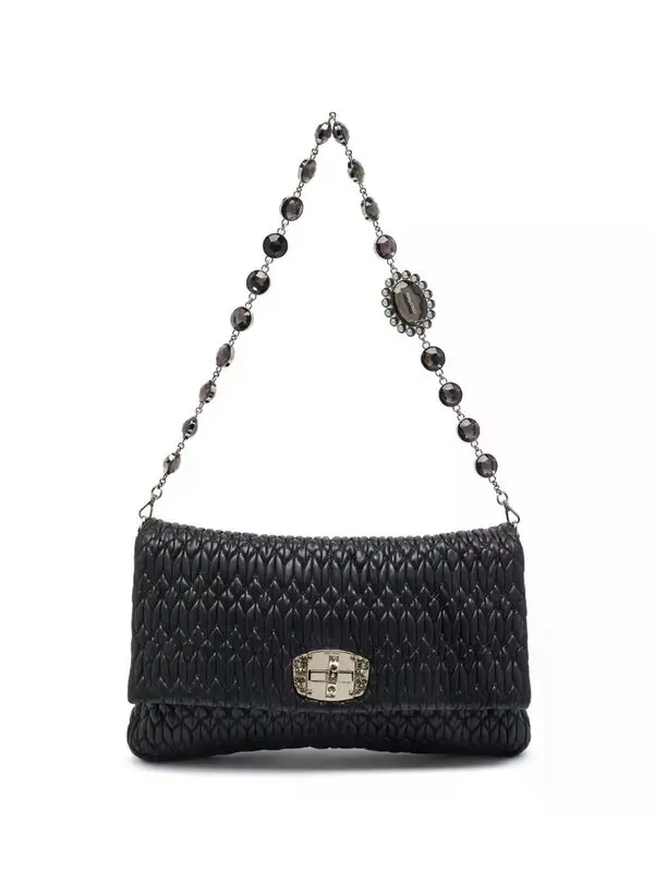 Miu Miu Crystal-embellished Shoulder Bag