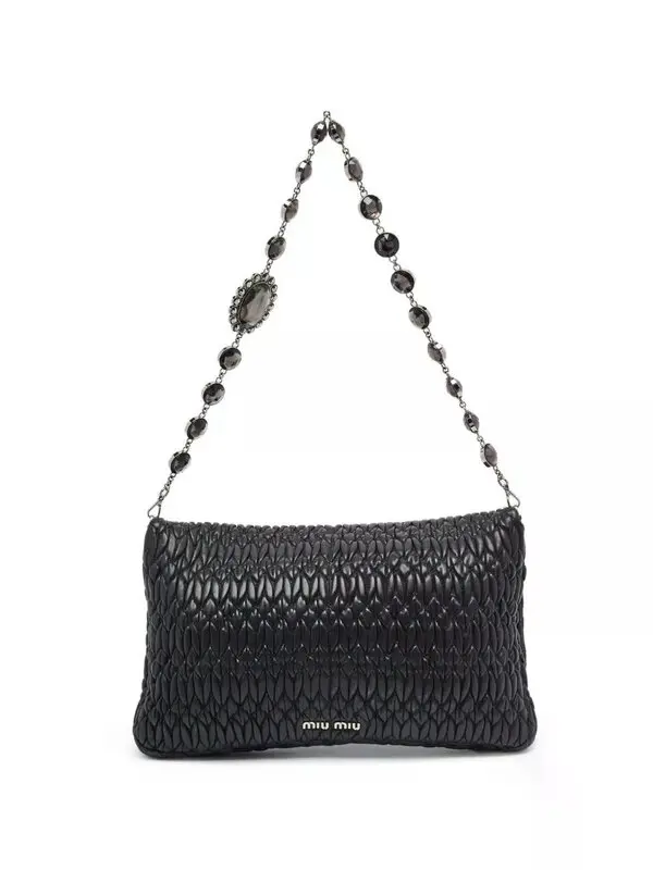 Miu Miu Crystal-embellished Shoulder Bag