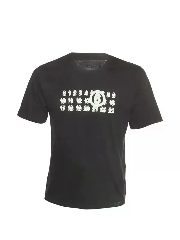MAISON MARGIELA Logo-print T-shirt - Black