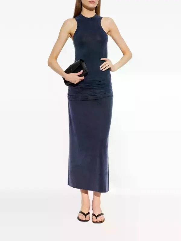 IRO PARIS Ruched Waist Maxi Dress