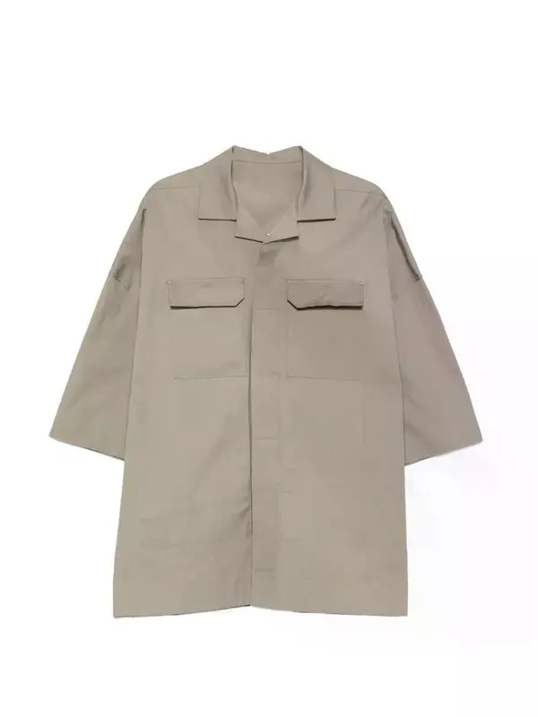 Rick Owens Magnum Tommy Chest-pockets Cotton Shirt