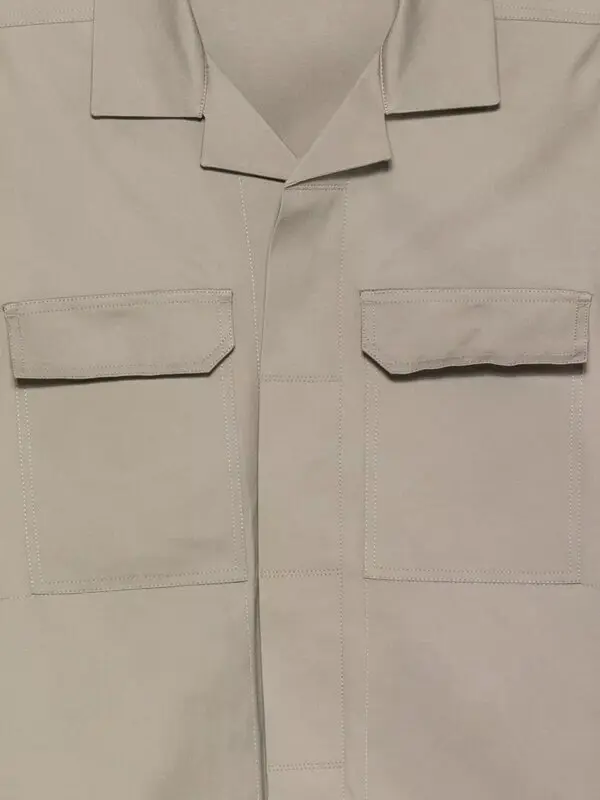 Rick Owens Magnum Tommy Chest-pockets Cotton Shirt