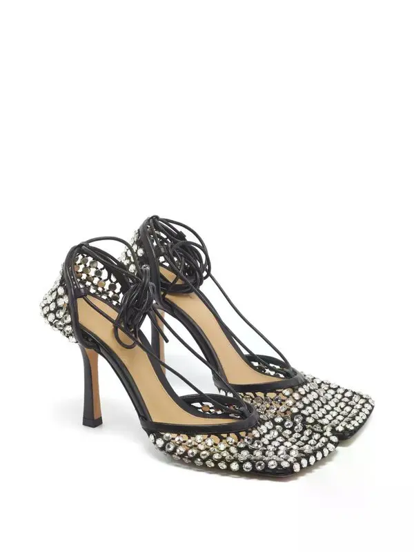 Bottega Veneta Stretch Crystal-embellished Pumps