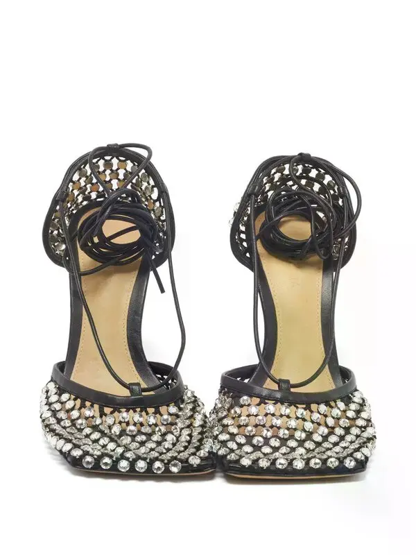 Bottega Veneta Stretch Crystal-embellished Pumps