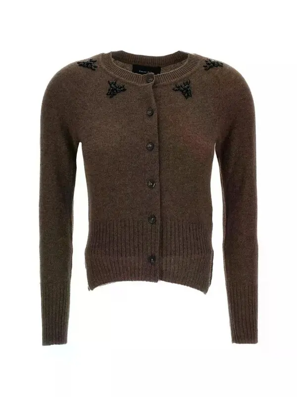 Simone Rocha Crystal-embellished Cashmere Cardigan