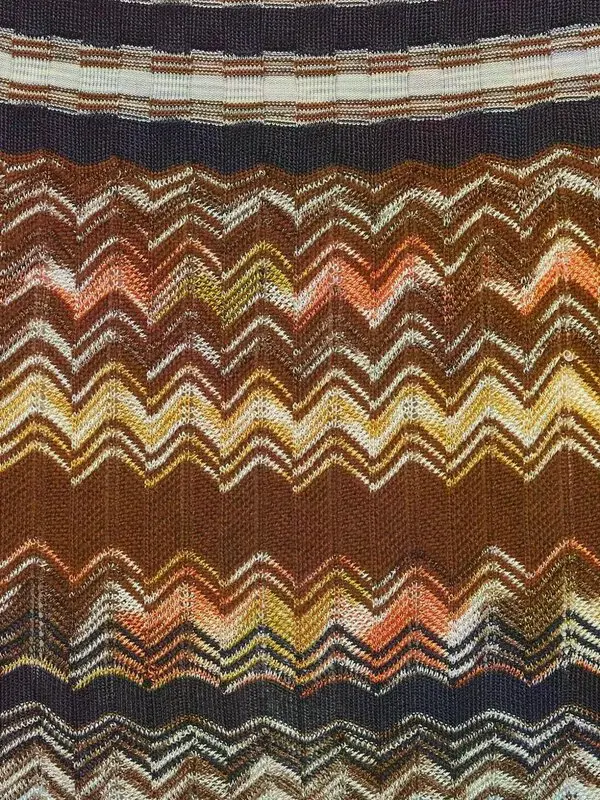 Missoni Chevron Jacquard Midi Skirt