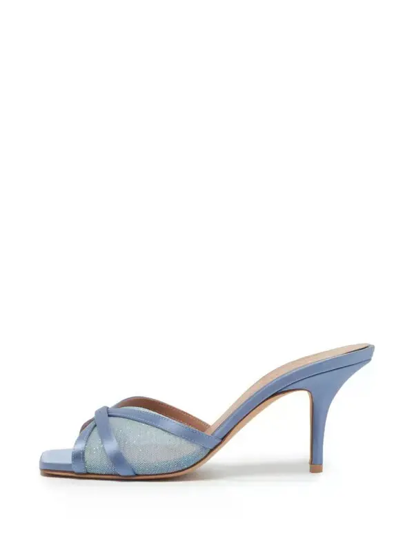MALONE SOULIERS Perla Lace Sandals - Blue