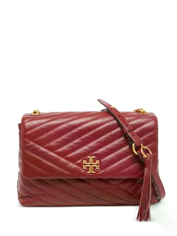 Tory Burch Kira Chevron-quilted Shoulder Bag - Red