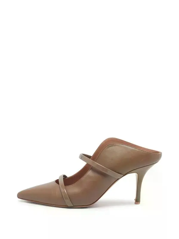 MALONE SOULIERS Maureen Double-strap Mules - Brown
