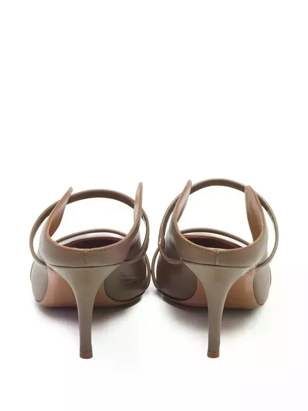 MALONE SOULIERS Maureen Double-strap Mules - Brown