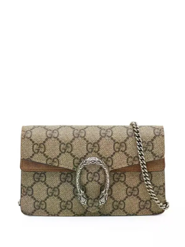 Gucci Dionysus Gg Supreme Shoulder Bag - Neutrals