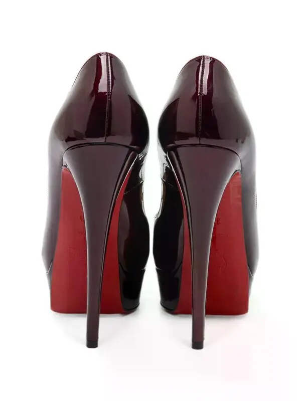CHRISTIAN LOUBOUTIN Lady Peep Heeled Pumps