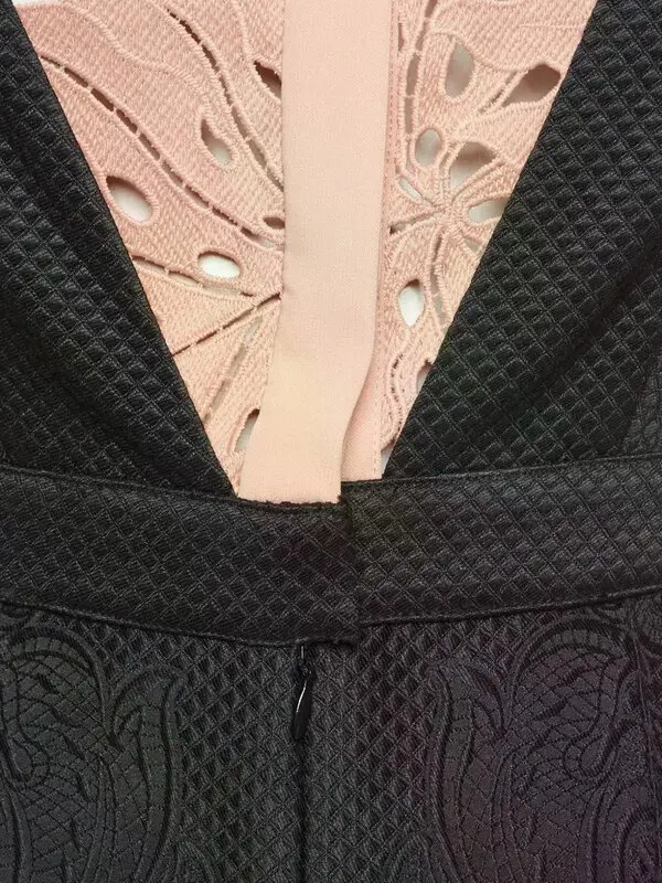 SELF-PORTRAIT Botanical Crest Jacquard Jumpsuit