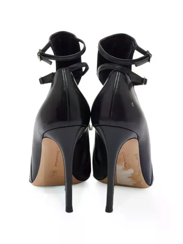 GIANVITO ROSSI Double-buckle Heeled Ankle Boots