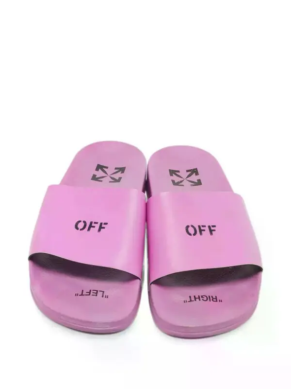 Off-White Logo-print Slides