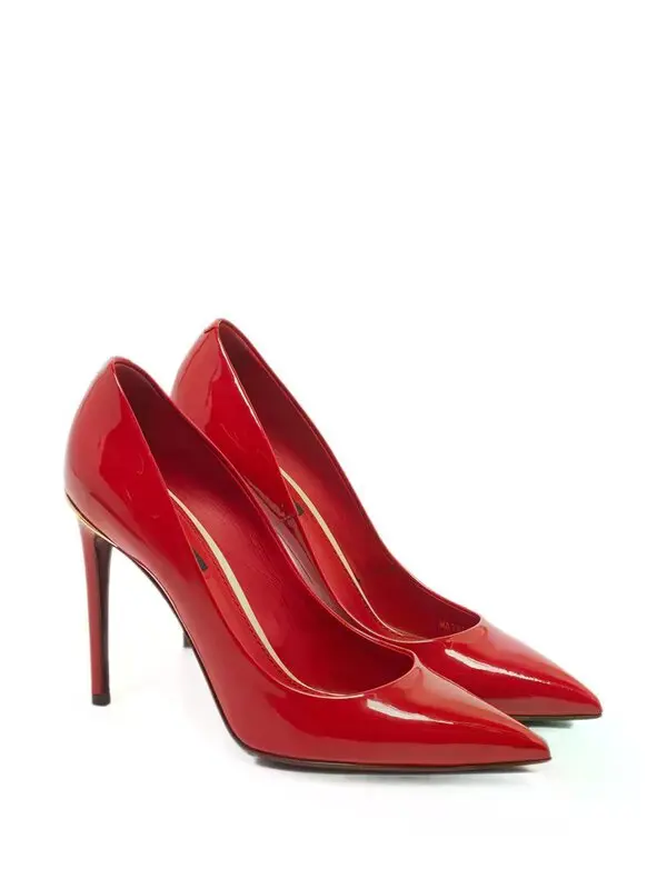 LOUIS VUITTON Eyeline Pointed-toe Pumps - Red
